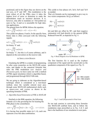2 - Generation of PSK signal using non linear devices via MATLAB ...