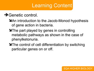 2. Genetic Control | PPT