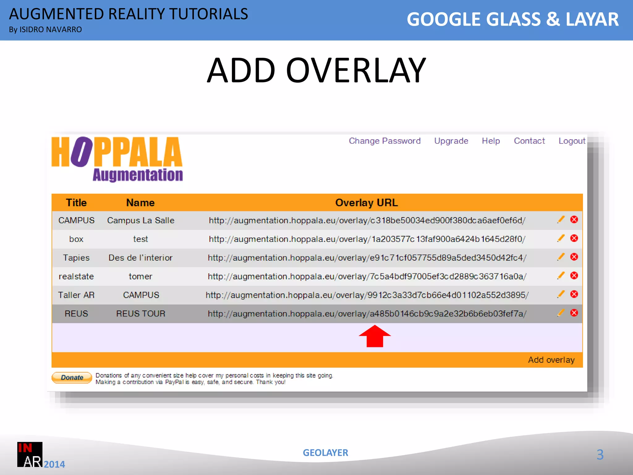 Augmented Reality Tutorial 2 Layar Geolayer & Google Glass | PPTX ...
