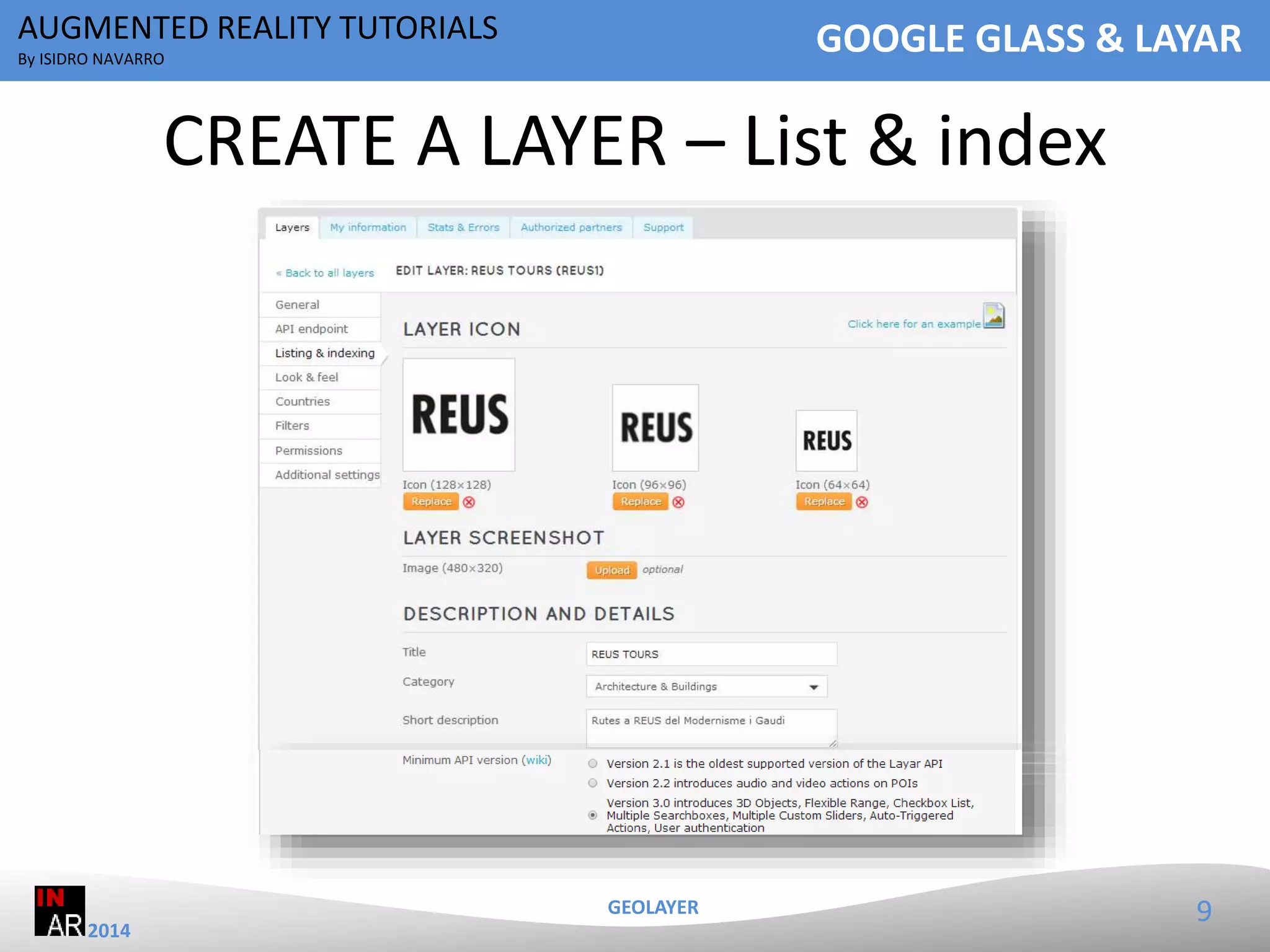Augmented Reality Tutorial 2 Layar Geolayer & Google Glass | PPTX ...