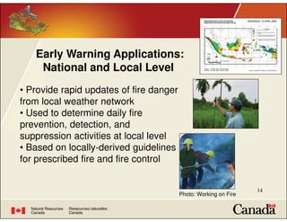 Regional Fire Early Warning: a key component of national to local fire ...