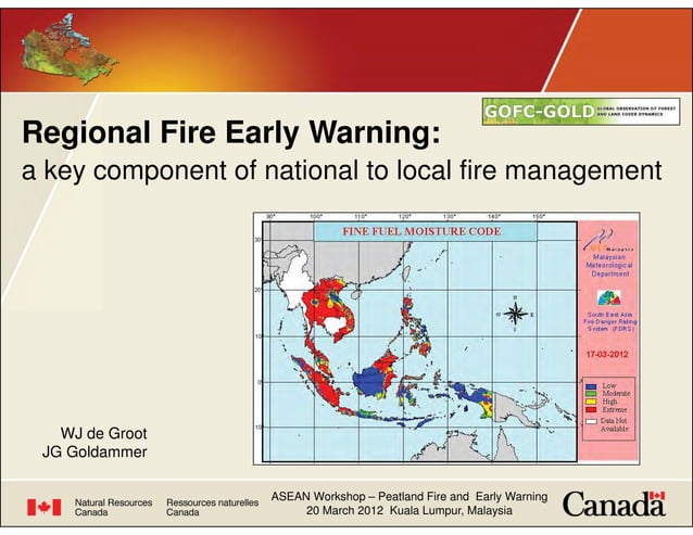 Regional Fire Early Warning: a key component of national to local fire ...