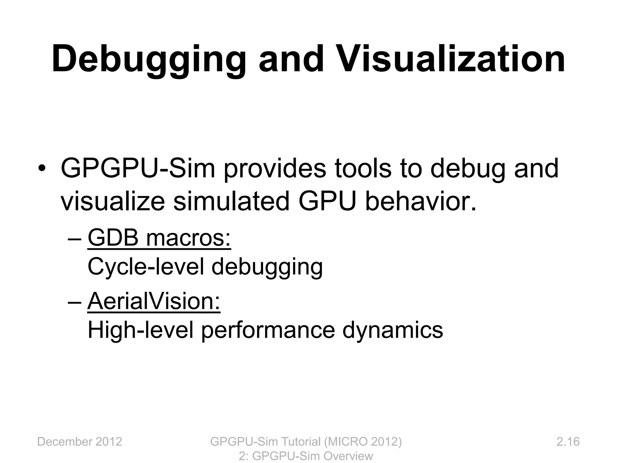 2-GPGPU-Sim-Overview.pptx | Computing | Technology & Computing