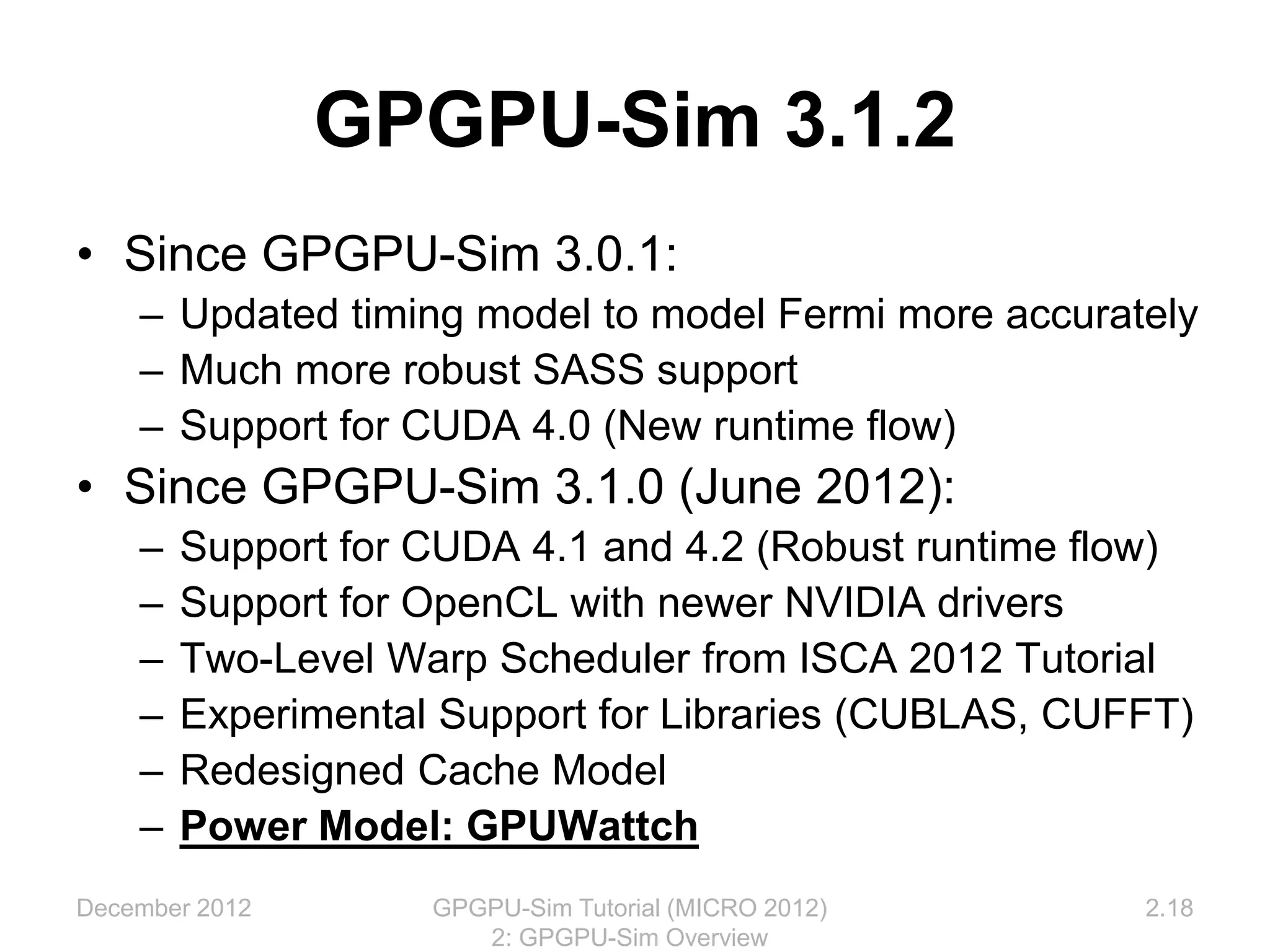 2-GPGPU-Sim-Overview.pptx | Computing | Technology & Computing