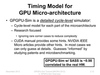 2-GPGPU-Sim-Overview.pptx | Computing | Technology & Computing