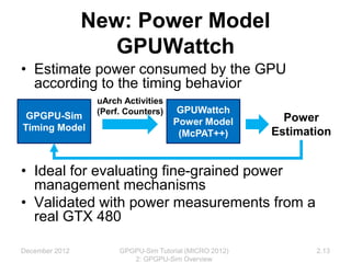 2-GPGPU-Sim-Overview.pptx | Computing | Technology & Computing