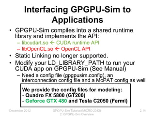 2-GPGPU-Sim-Overview.pptx | Computing | Technology & Computing
