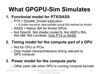 2-GPGPU-Sim-Overview.pptx | Computing | Technology & Computing