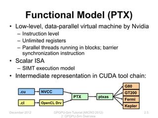 2-GPGPU-Sim-Overview.pptx | Computing | Technology & Computing