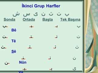 2. grup elif-bâ - harfler | PPT