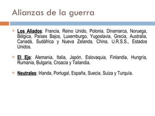 2º Guerra Mundial (1939 – 1945) | PPT