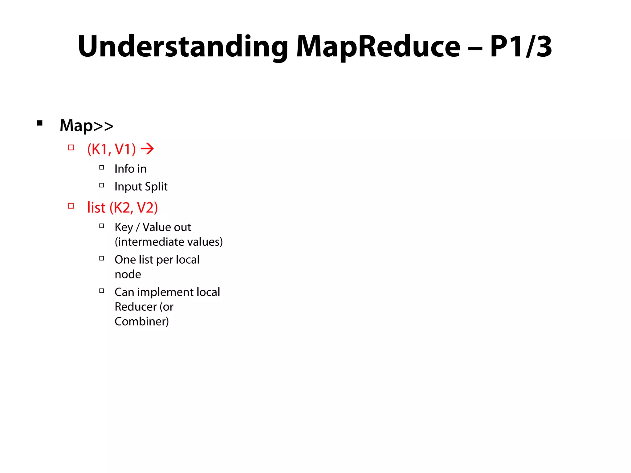 Hadoop MapReduce Fundamentals | PPT | Databases | Computer Software and ...