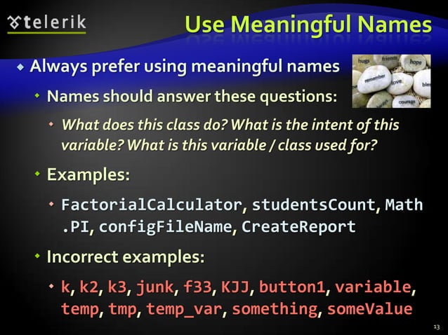 Writing High Quality Code in C# | PPTX | Programming Languages | Computing