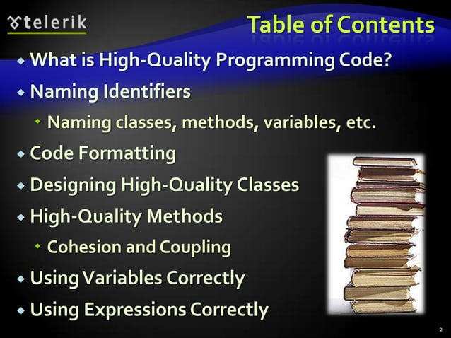 Writing High Quality Code in C# | PPTX | Programming Languages | Computing