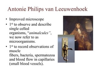 2 history of microbiology | PPTX | Biological Sciences | Science