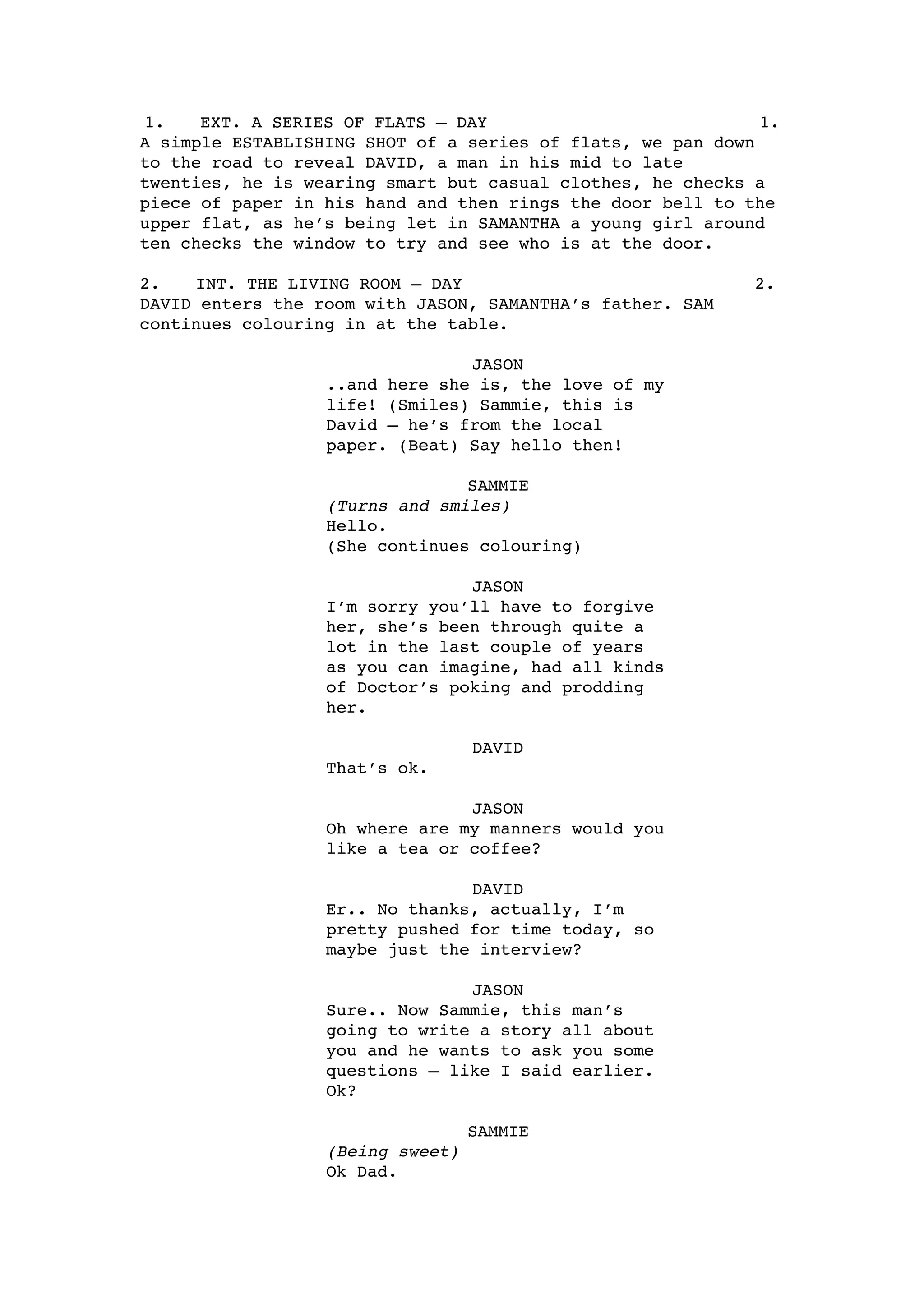 "HOME" First draft script | PDF