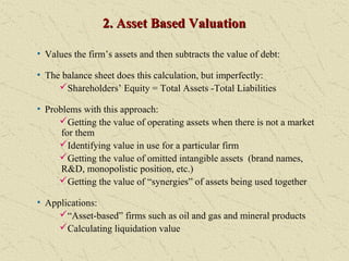 2 how financial statements are used in valuation | PPT