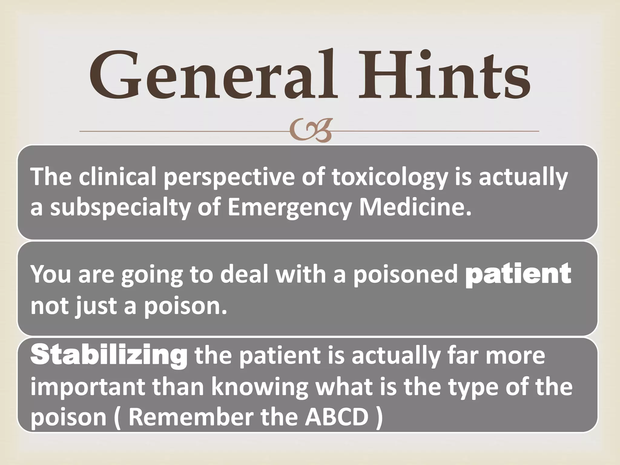 How to approach a poisoned patient? | PPTX