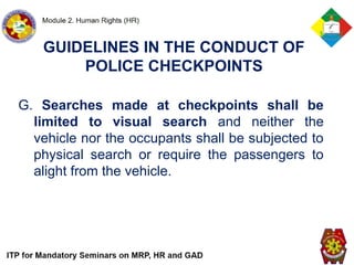 Police Operational Procedure, Human Rights | PPTX