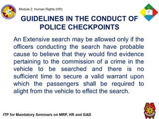 Police Operational Procedure, Human Rights | PPTX