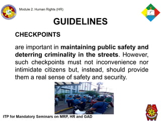 Police Operational Procedure, Human Rights | PPTX