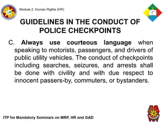 Police Operational Procedure, Human Rights | PPTX