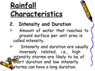 Hydrology ( Hydro-logic cycle and precipitation ) | PPT