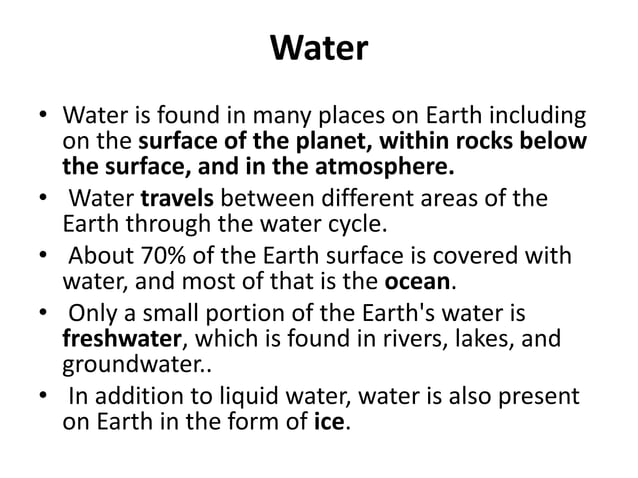 2 hydrosphere | PPT