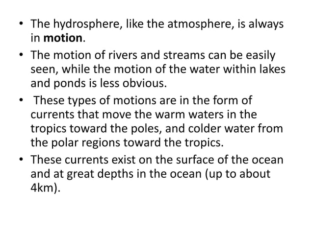 2 hydrosphere | PPT