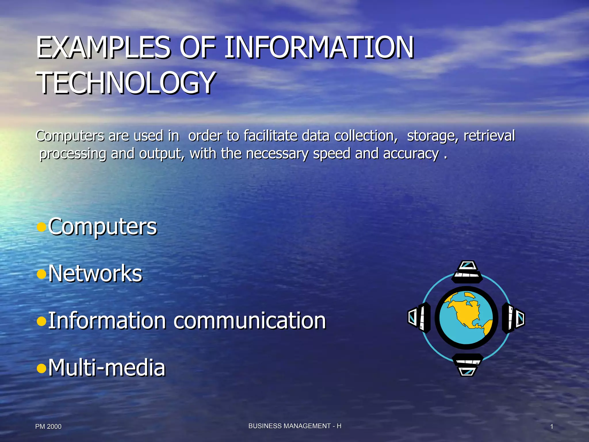 Business Information & ICT - ICT In Business | PPT