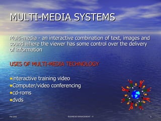 Business Information & ICT - ICT In Business | PPT