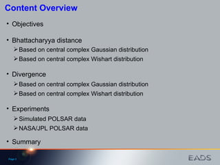 DERIVATION OF SEPARABILITY MEASURES BASED ON CENTRAL COMPLEX GAUSSIAN ...