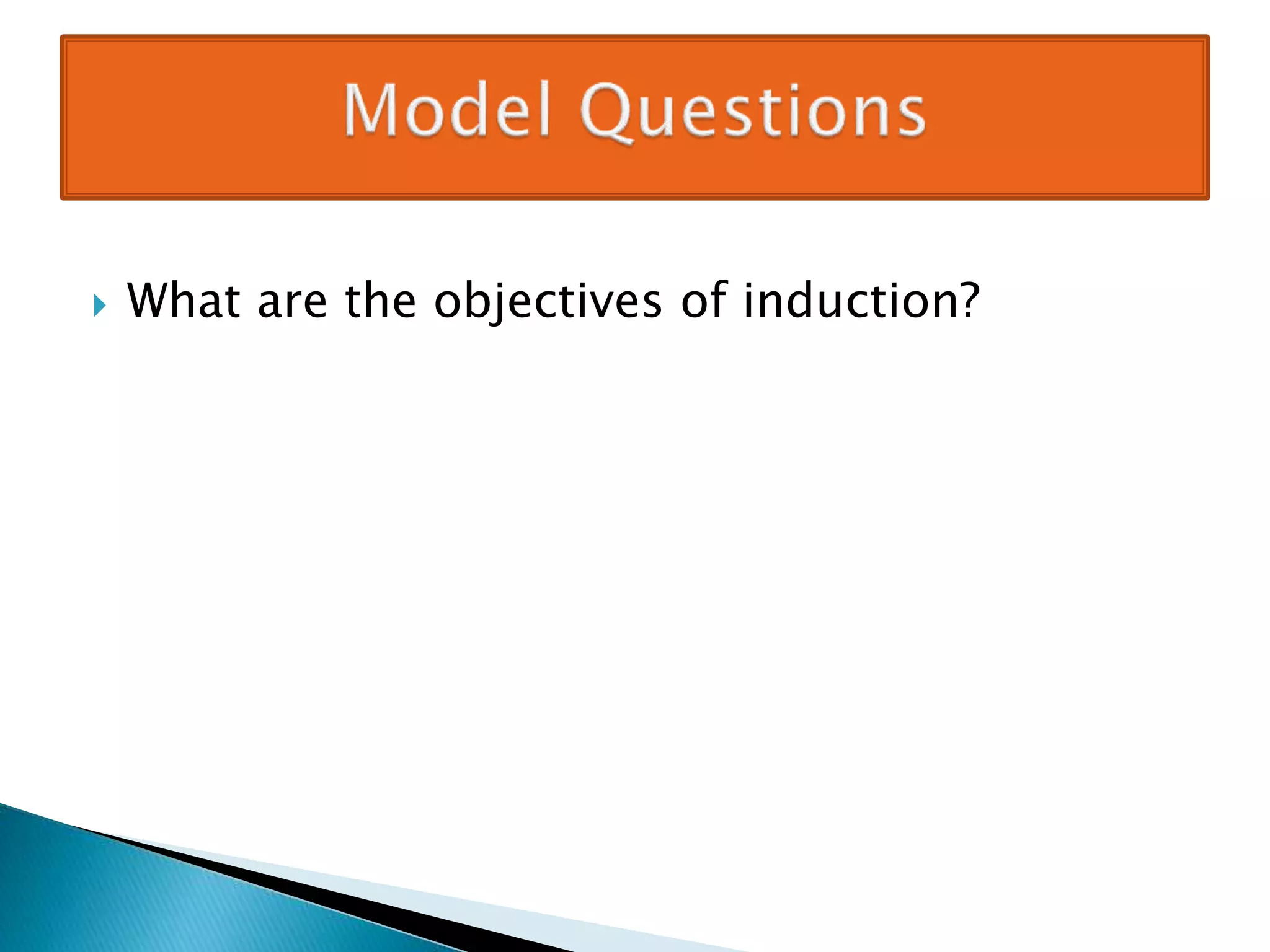 2 induction and training | PPTX