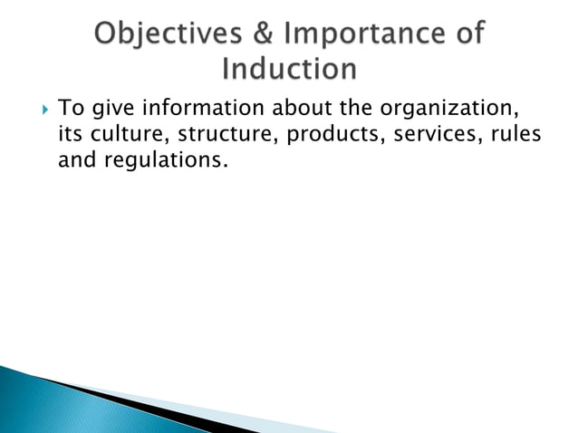 2 induction and training | PPTX