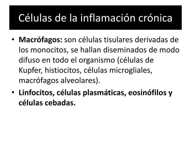 Introducción a la Inflamación | PPTX