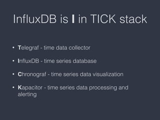 Influxdb and time series data | PPT