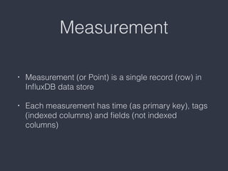Influxdb and time series data | PPT