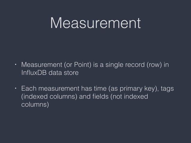 Influxdb And Time Series Data Ppt Free Download