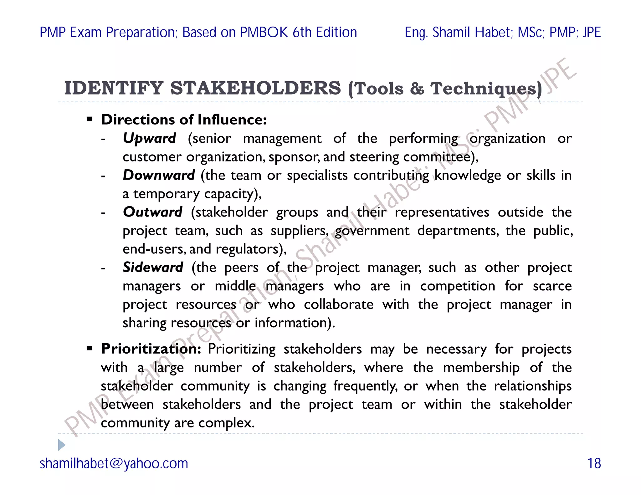 PMP Chapter 2 of 6 Initiating Process Group (2- Processes) (Based on ...