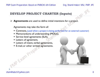 PMP Chapter 2 of 6 Initiating Process Group (2- Processes) (Based on ...