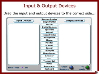 2-input-output-devices.ppt | Computer Peripherals | Computing