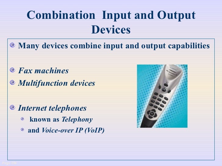 2.input & output devices 2.input & output devices
