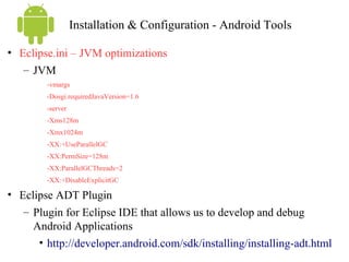 2 - Installation & Configuration - Android SDK and ADT Plugin - en-US | PPT