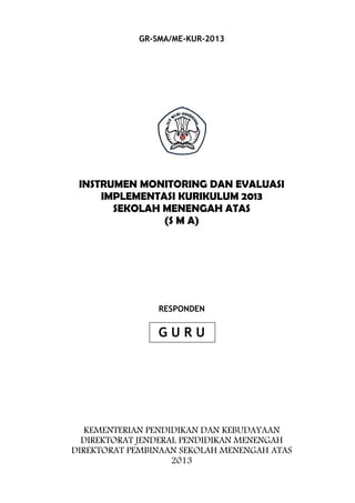 2 instrumen-monev-sma-guru-161113 | PDF