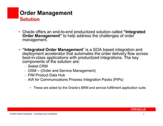 Integrated Order Management | PDF