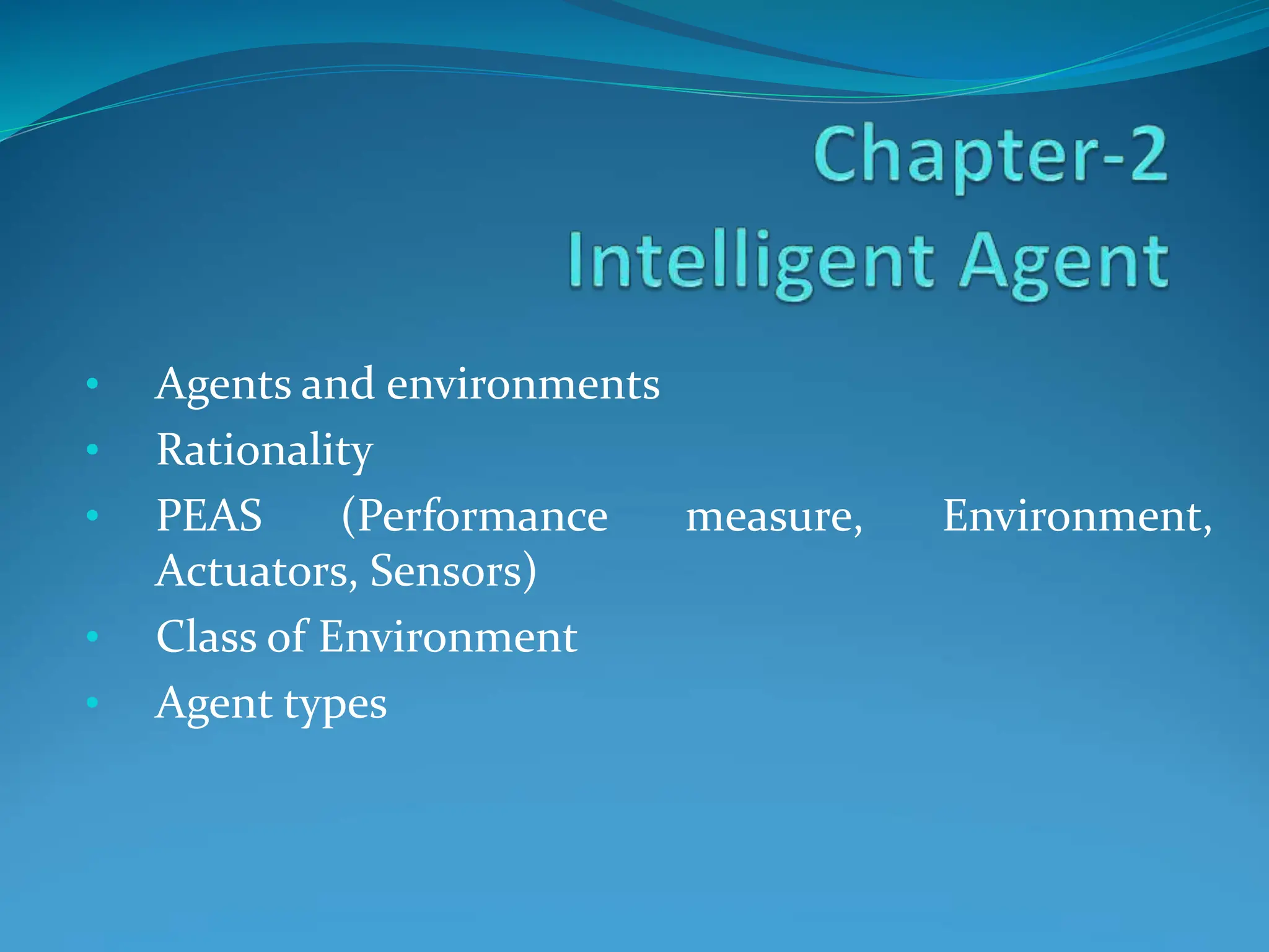 introduction to inteligent IntelligentAgent.ppt