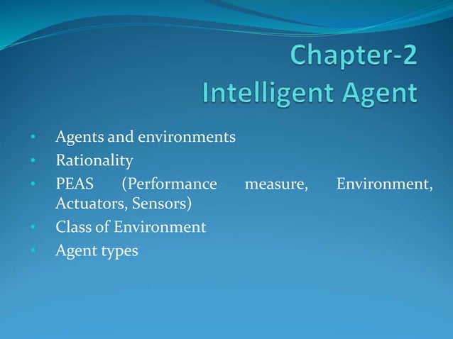 introduction to inteligent IntelligentAgent.ppt