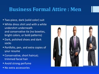 Job Interview Etiquette and Attire | PPTX