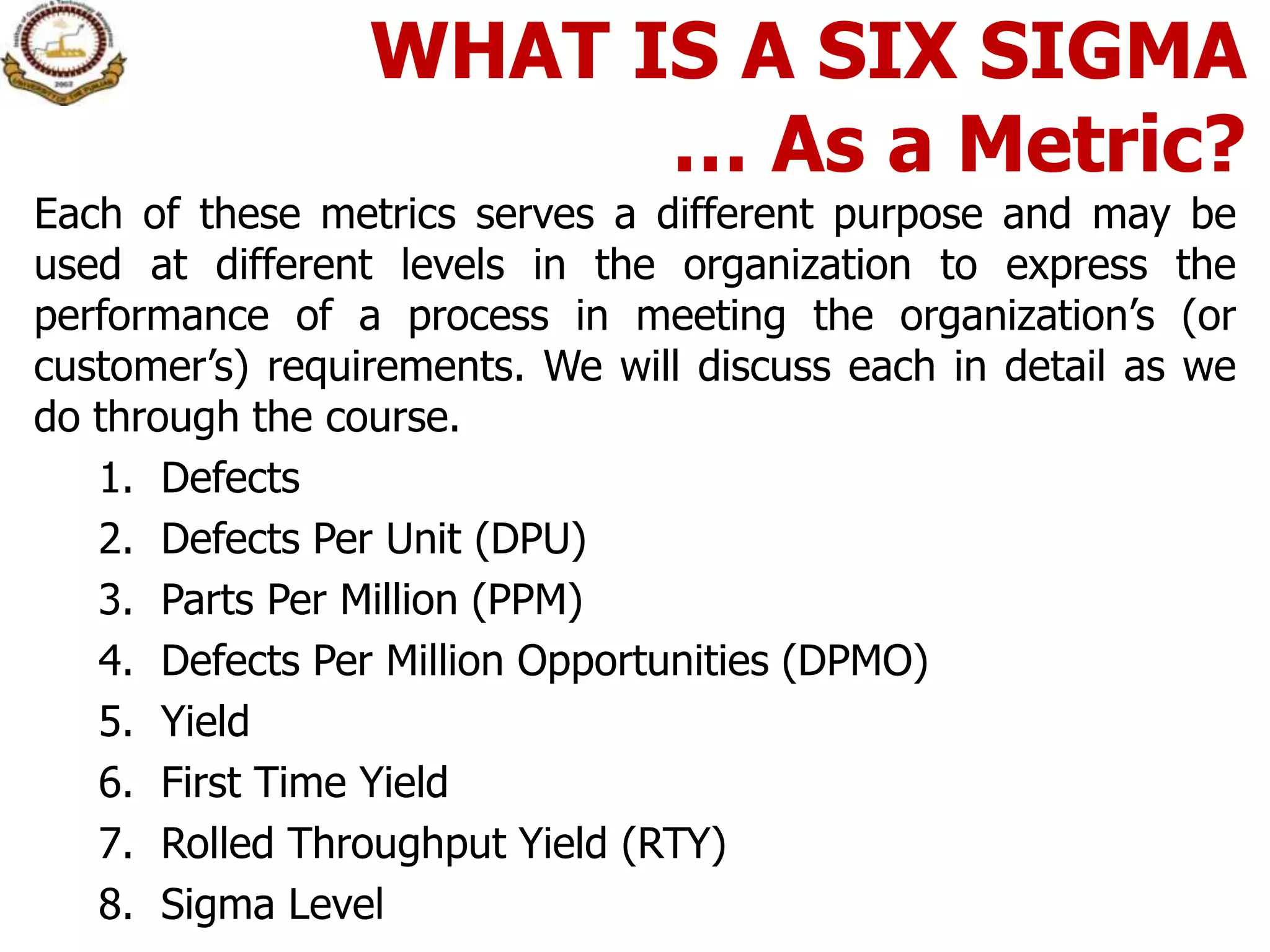 2. intro. to six sigma | PPTX