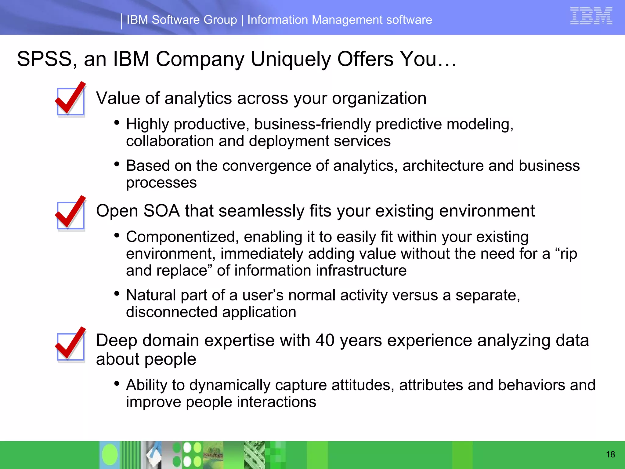 Introducing SPSS customer overview | PPT